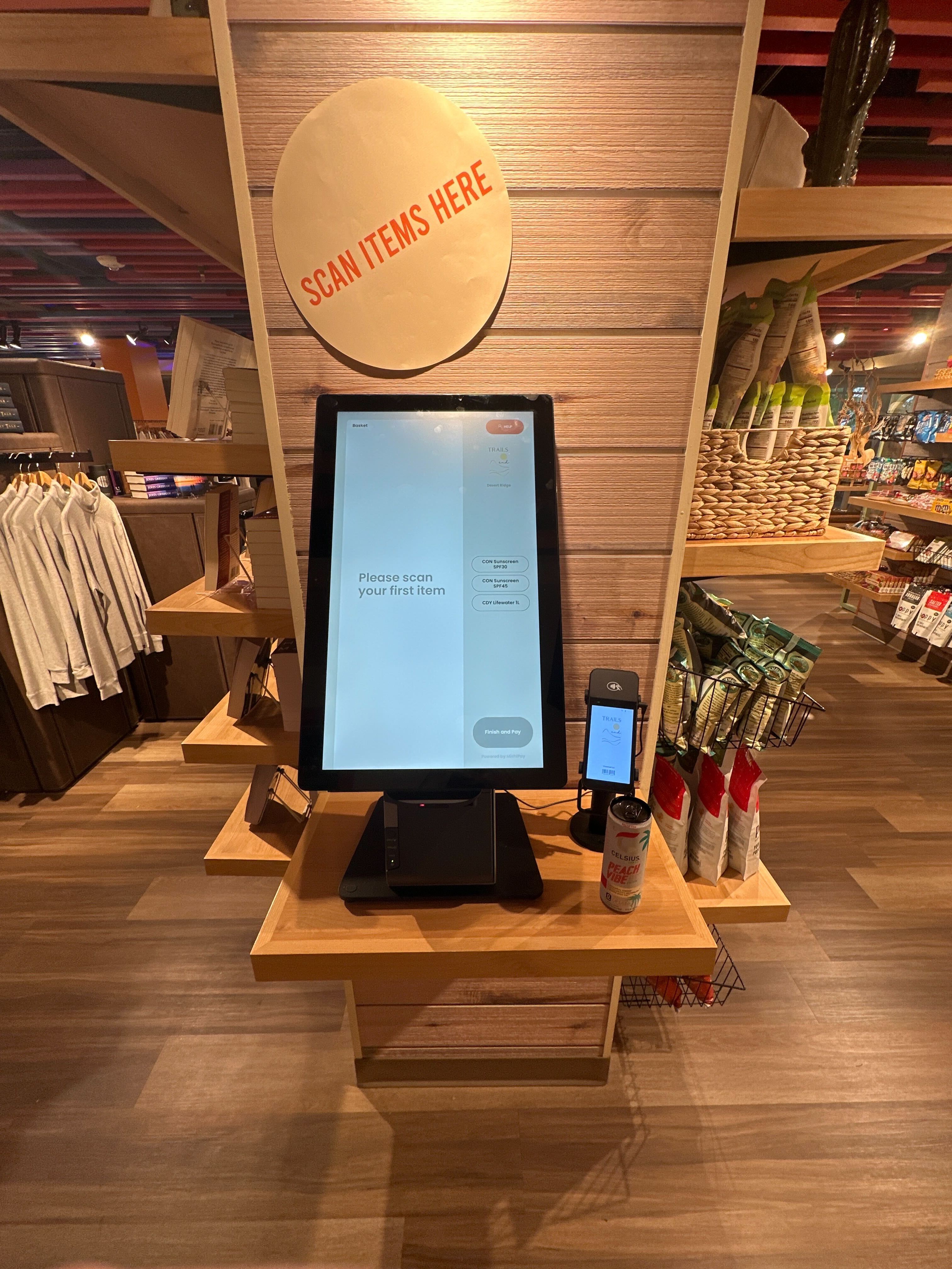 Self Checkout Kiosk - You can capture 100% of the store transactions